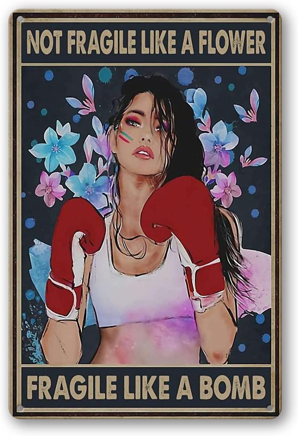 AEFER Not Fragile Like A Flower Fragile Like A Bomb Boxing Girl Boxing ...