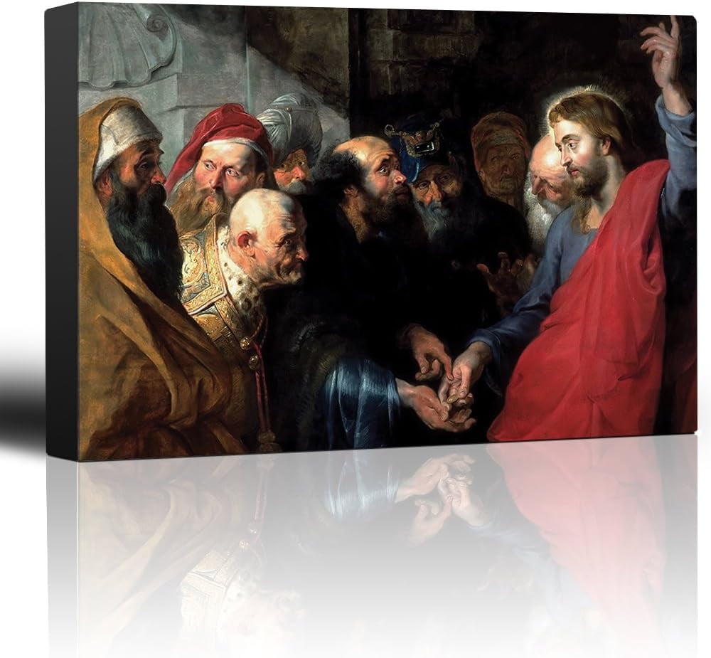 AEFER Oil Painting of Render Unto Caesar by Peter Paul Rubens - Baroque ...