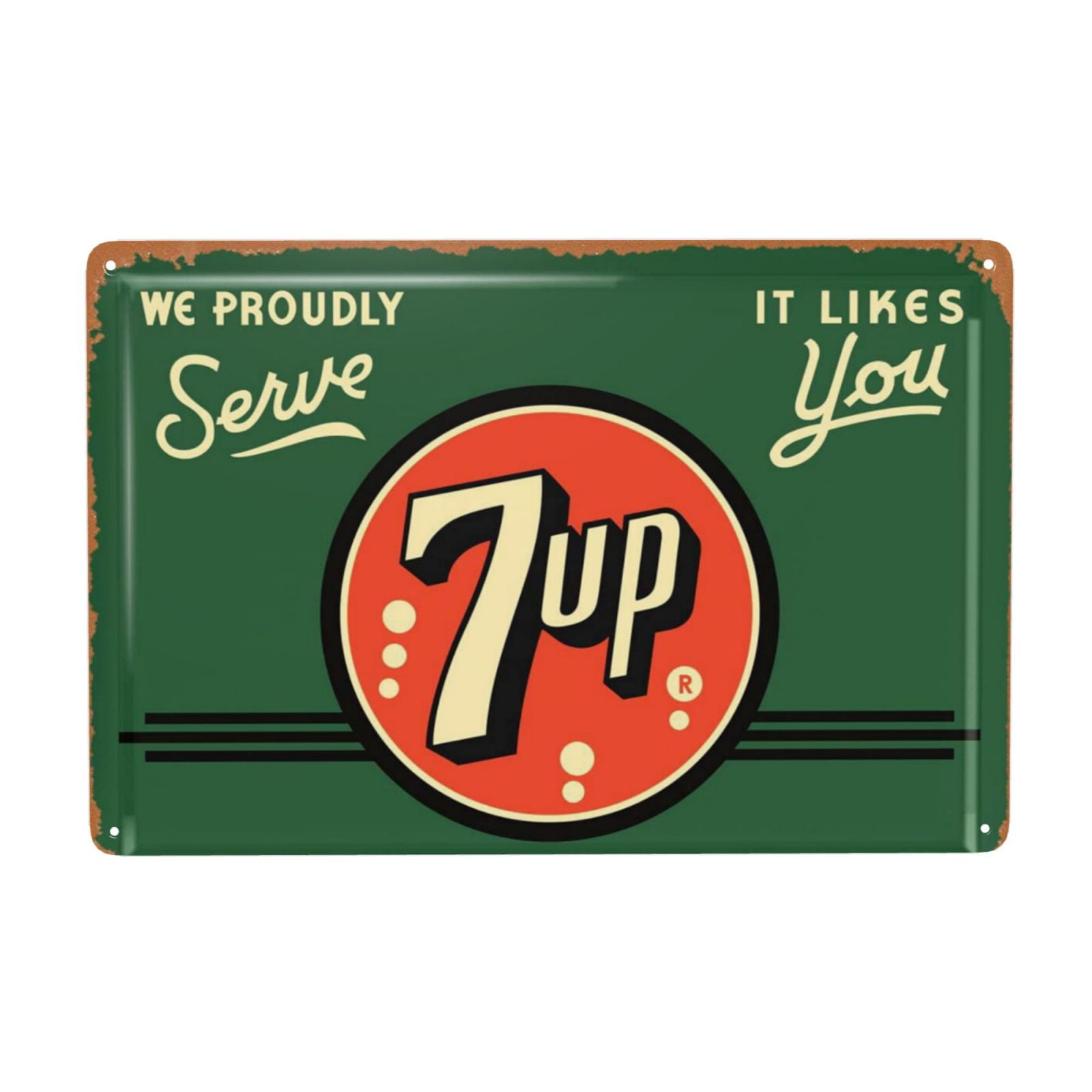 AEFER Old 7up Sign 6 - Retro Metal Tin Sign Vintage Plaque Poster for ...