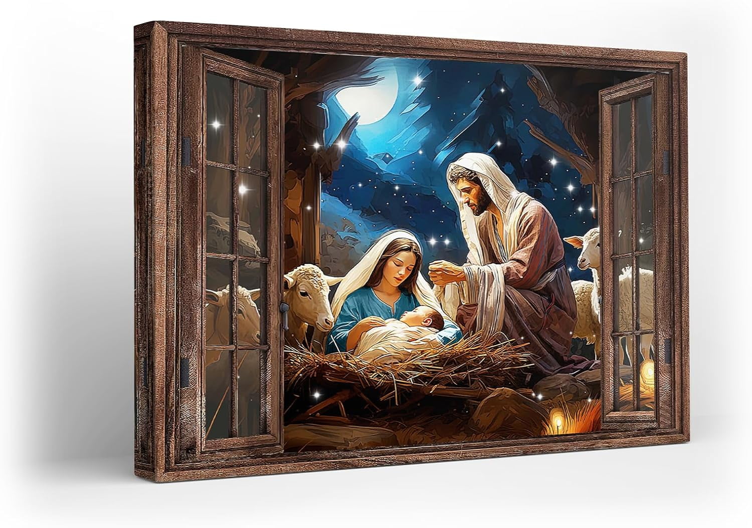 AVOI One Child - Jesus Landscape Canvas Wall Art Christian Jesus Print ...