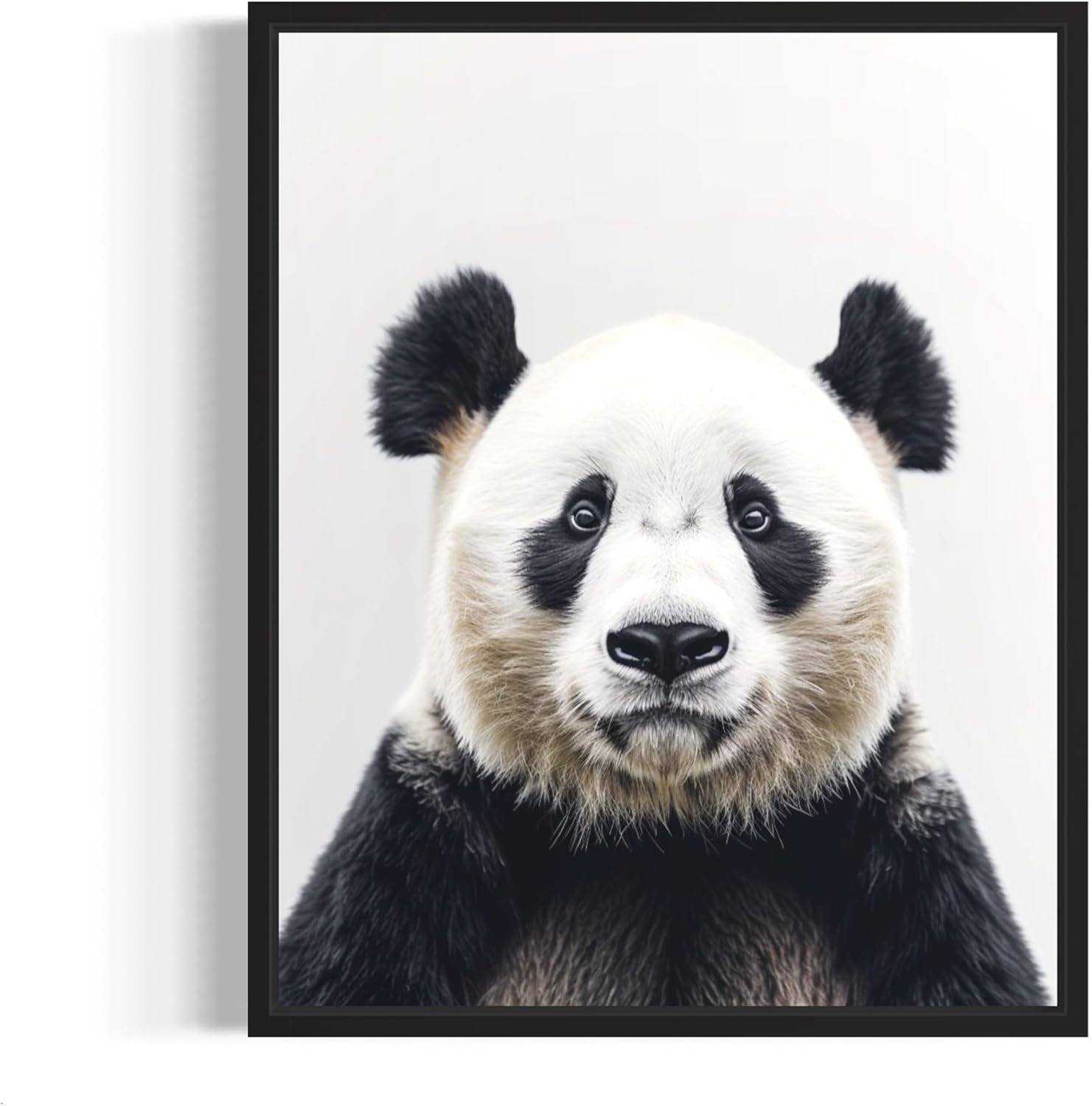 AEFER Panda Bear Poster Art Print, Animal Portrait Wall Art Nature Decor, Wildlife Animals Art ...
