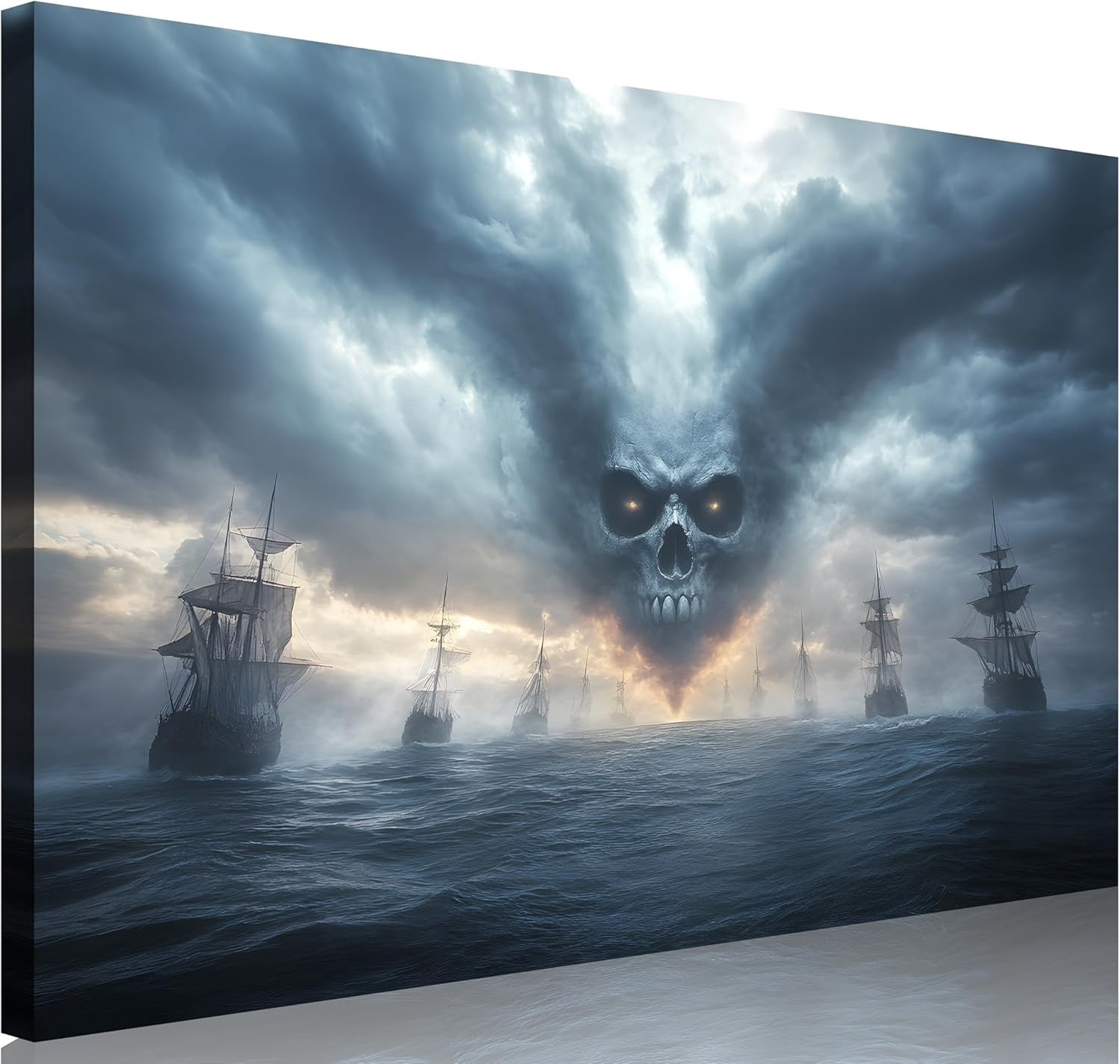 AEFER Pirate Wall Art Pirate Ship Wall Art Nautical Pictures Nautical ...
