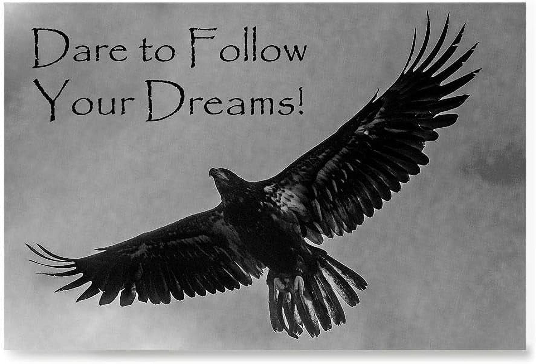 AEFER Most Popular Eagle Theme Quote Posters - Power Strength Brave ...