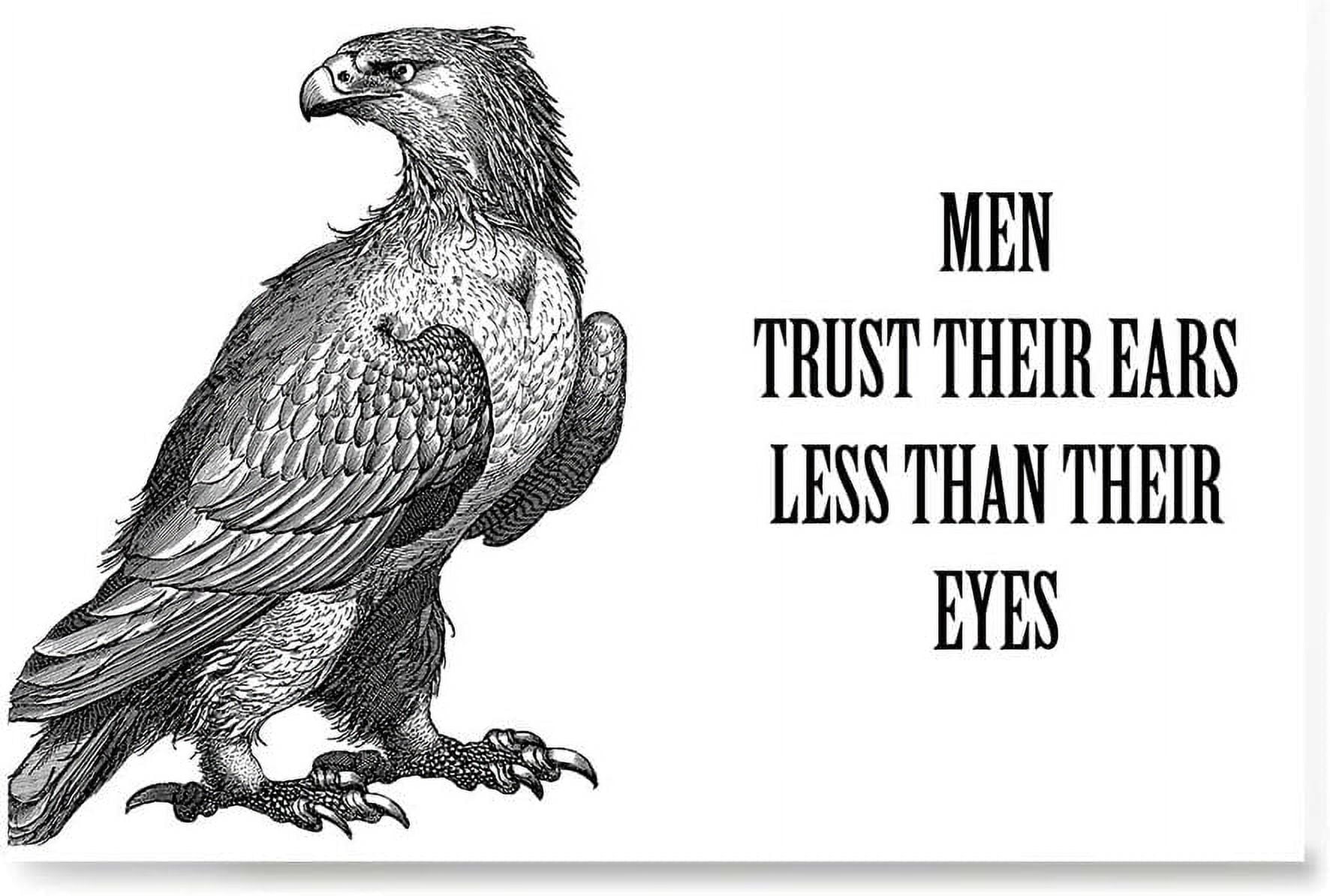 AEFER Most Popular Eagle Theme Quote Posters - Power Strength Brave ...