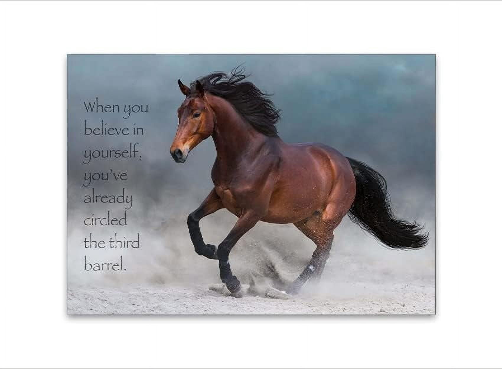 AEFER Most Popular Horse Theme Quote Posters - Power Strength Elegant ...