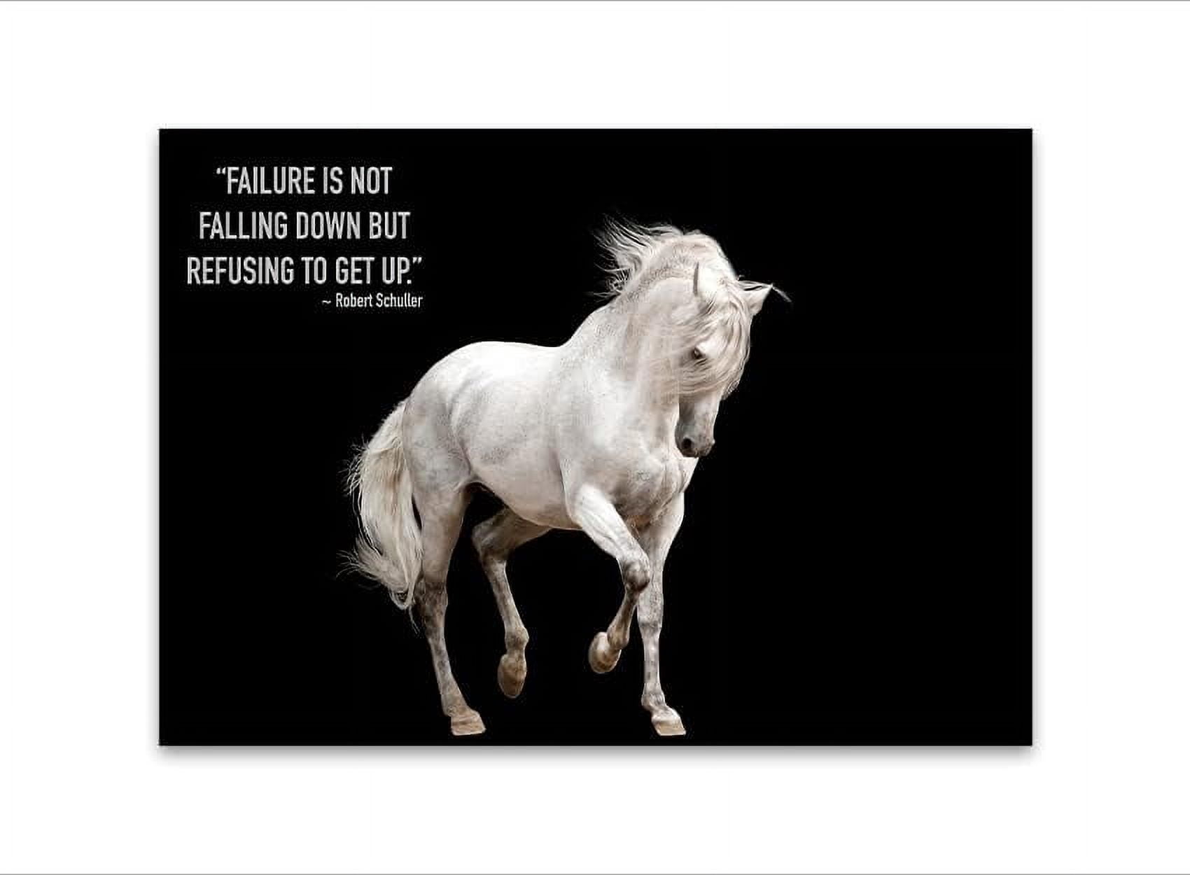 AEFER Most Popular Horse Theme Quote Posters - Power Strength Elegant ...