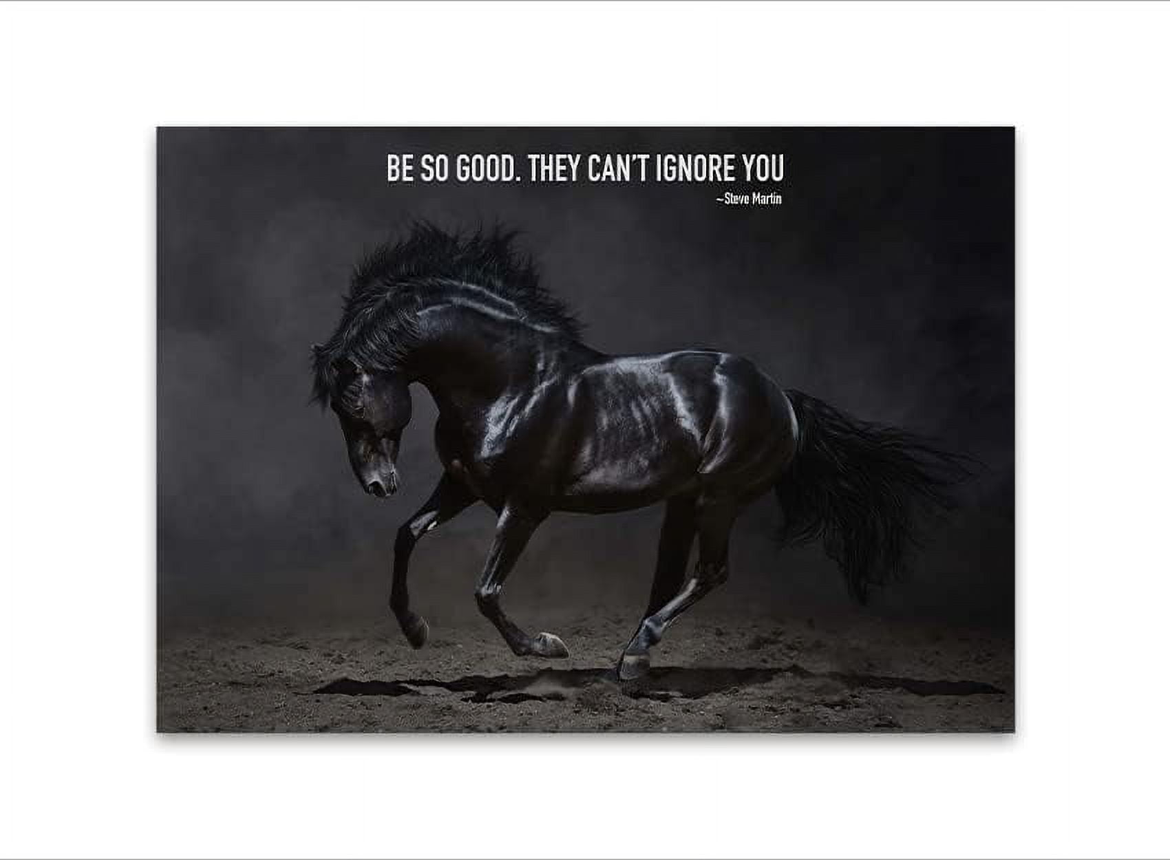 AEFER Most Popular Horse Theme Quote Posters - Power Strength Elegant ...