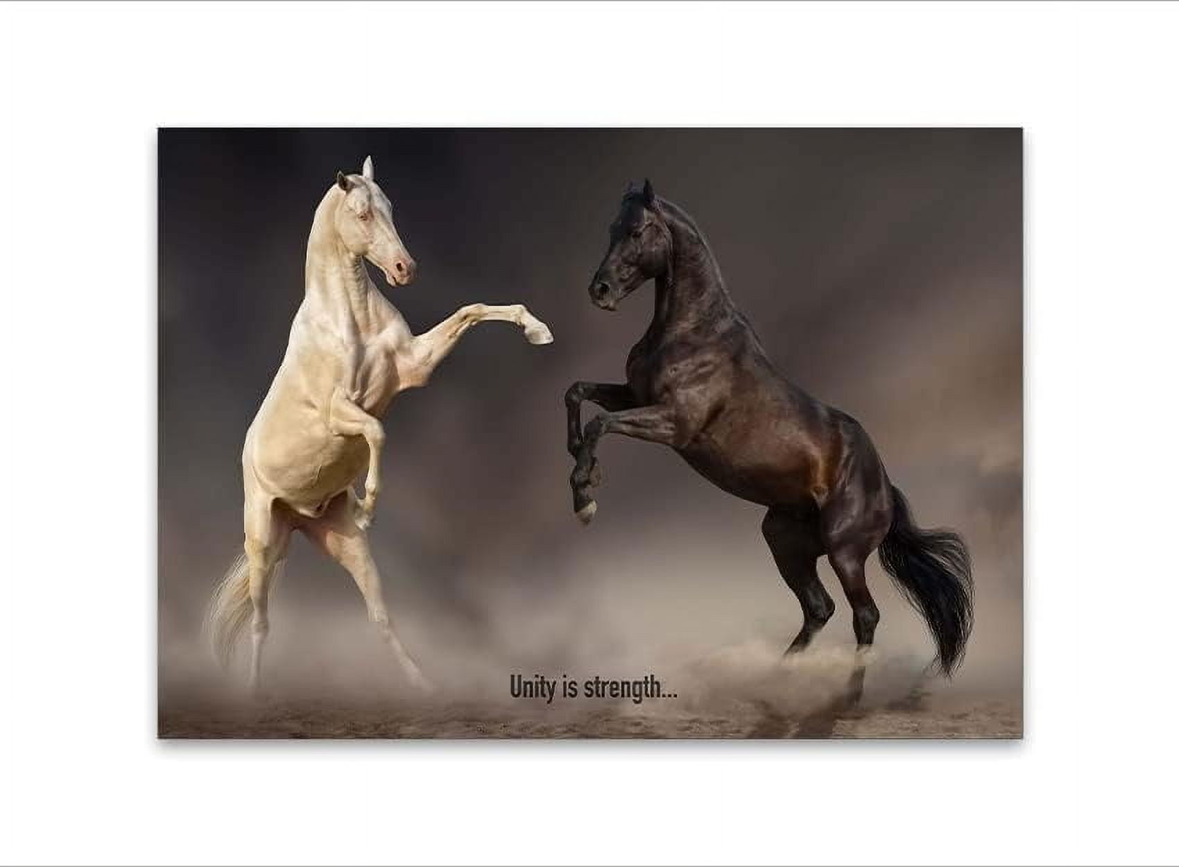 AEFER Most Popular Horse Theme Quote Posters - Power Strength Elegant ...