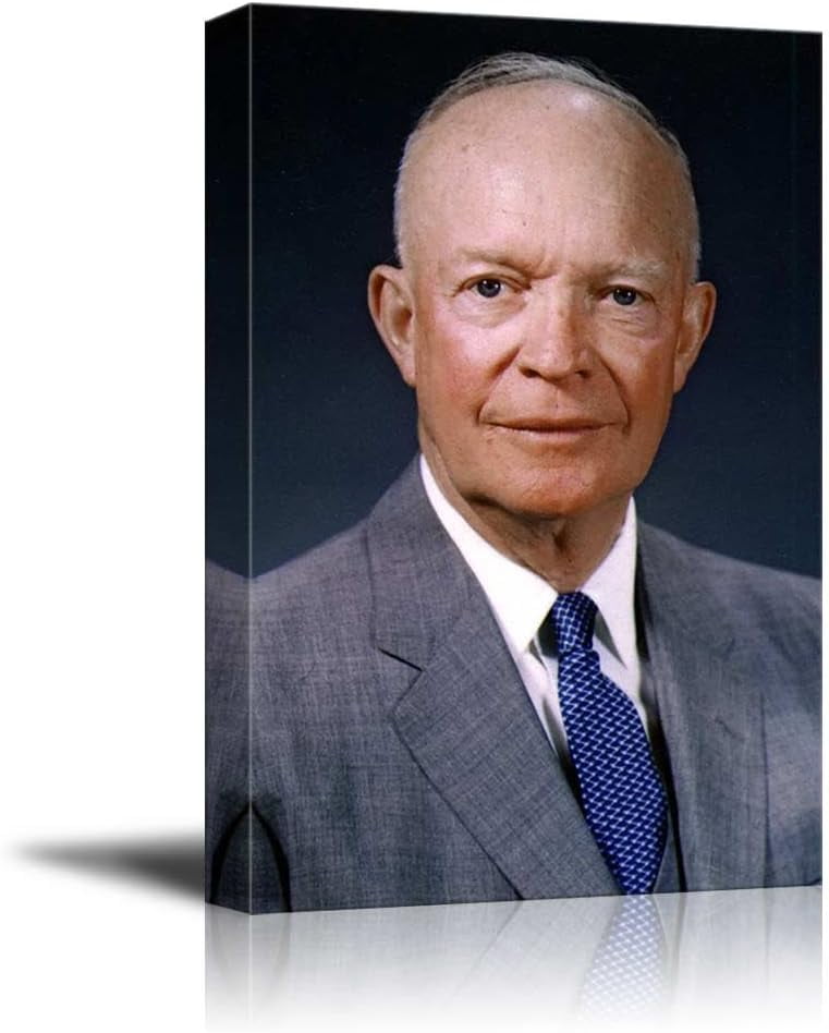 AEFER Portrait of Dwight D. Eisenhower (34th President of The United ...