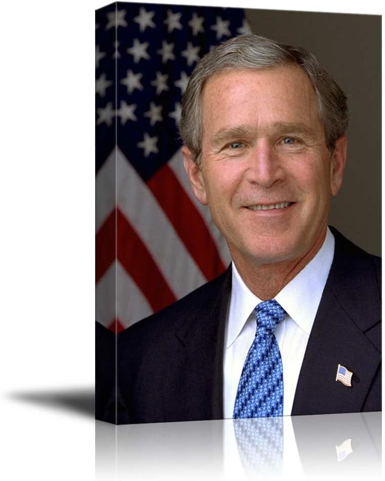 AEFER Portrait of George W. Bush (43th President of The United States ...