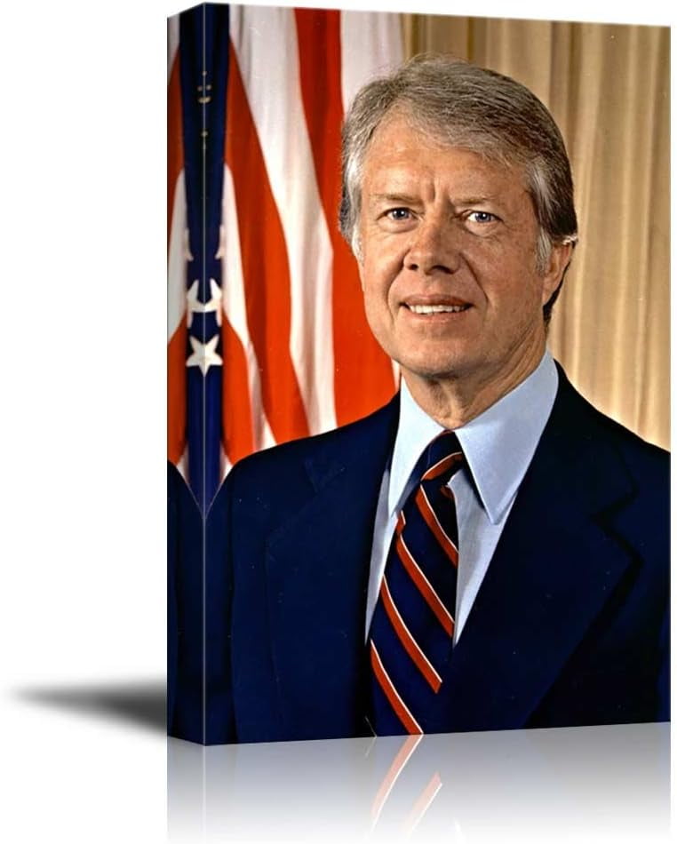 AEFER Portrait of James Carter (39th President of The United States ...
