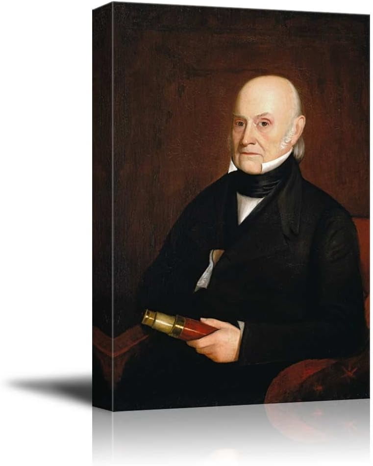 AEFER Portrait of John Quincy Adams by William Hudson, Jr. (6th ...