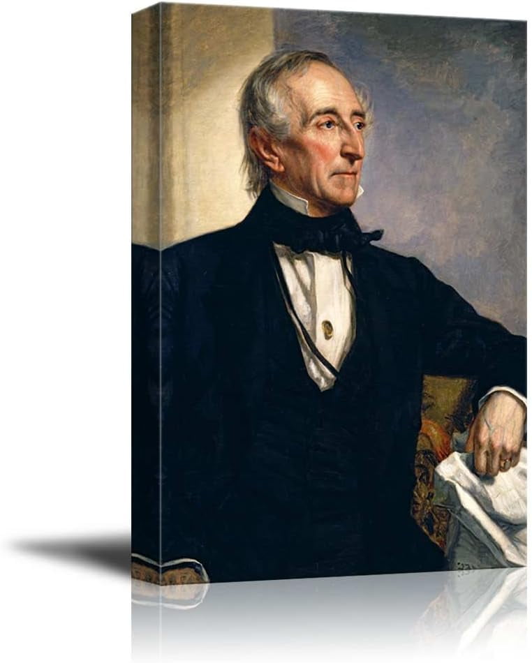 AEFER Portrait of John Tyler by George Peter Alexander Healy (10th ...