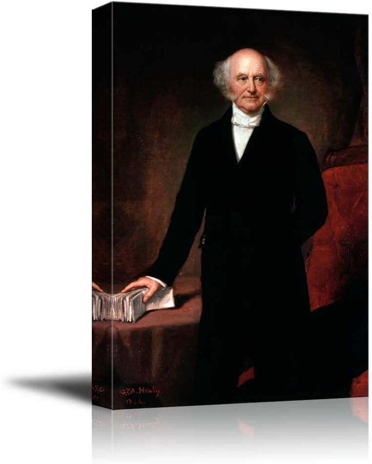 AEFER Portrait of Martin Van Buren by G.P.A. Healy (8th President of ...
