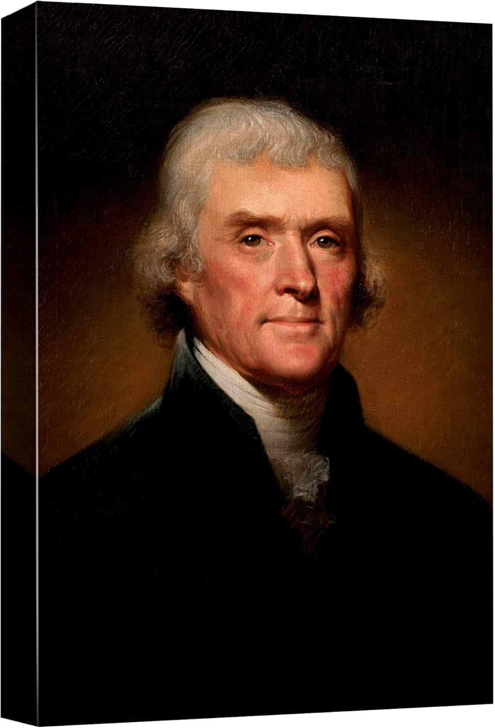 AEFER - Portrait of Thomas Jefferson by Rembrandt Peale (3rd President ...
