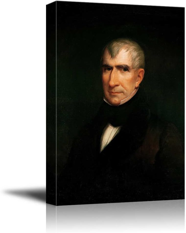 AEFER Portrait of William Henry Harrison by James Reid Lambdin (9th ...
