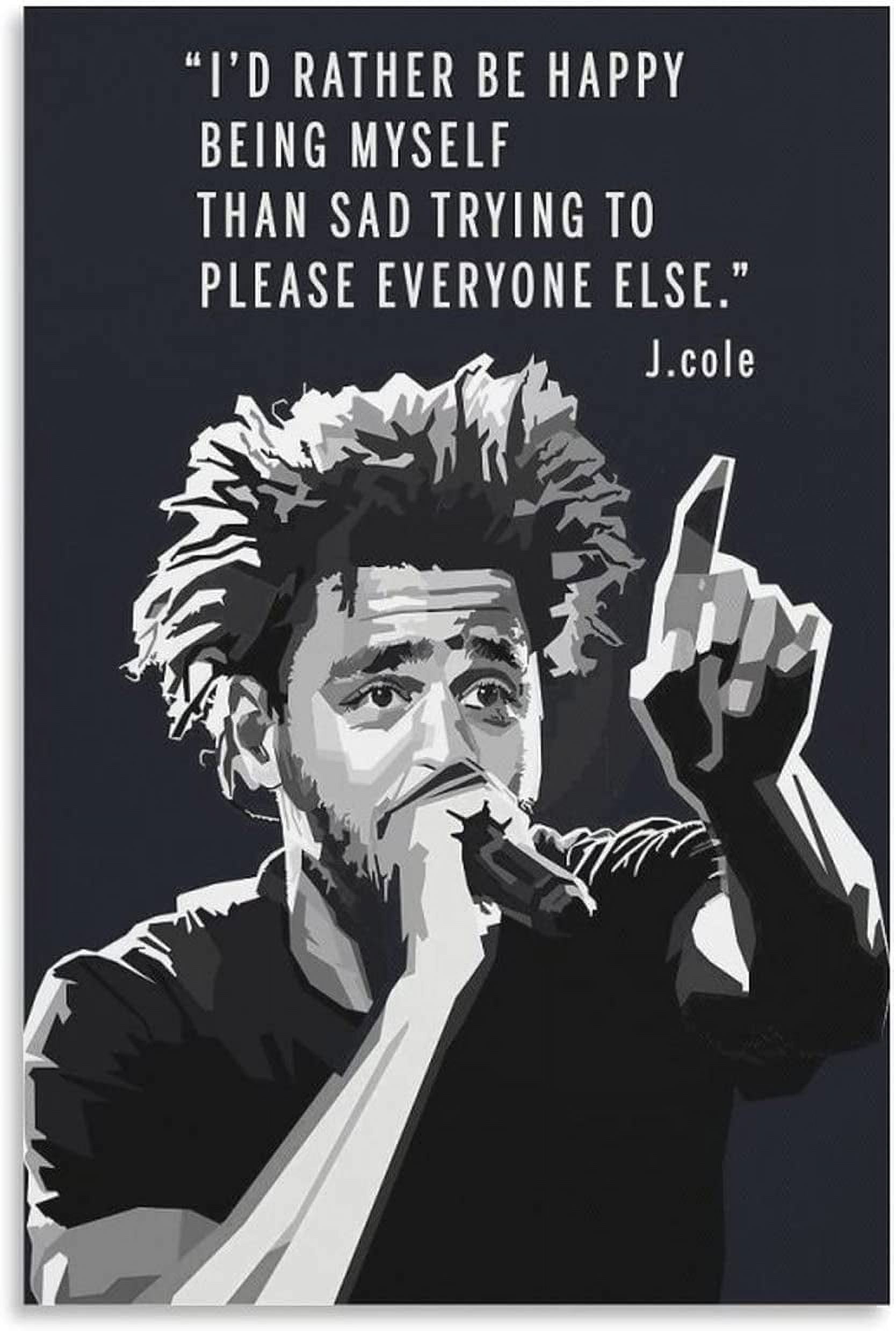 AEFER Poster-Art J Cole Canvas Print Home Decorations Posters for Room ...