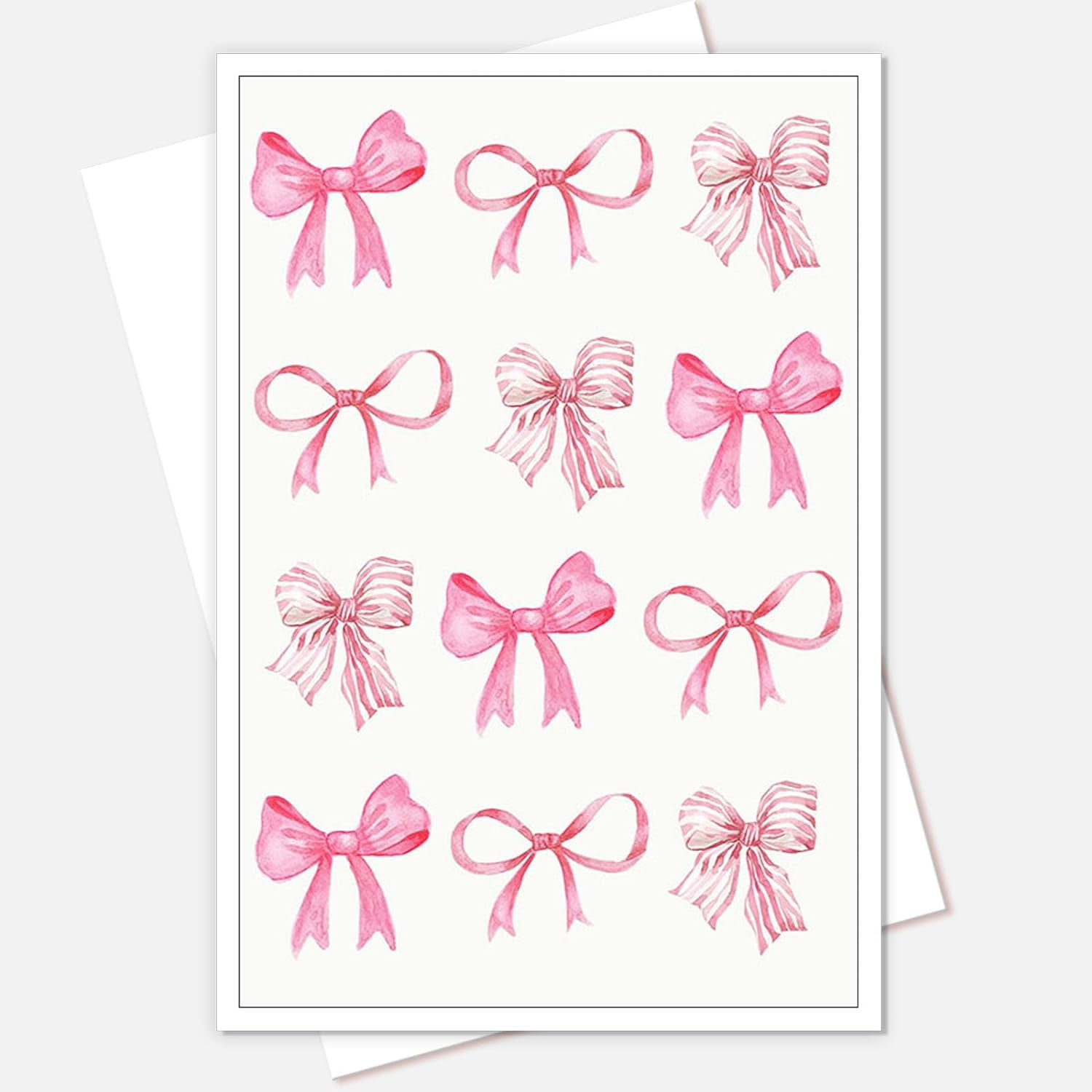 AEFER Preppy Pink Bow Canvas Wall Art Trendy Cute Girly Poster Pink ...