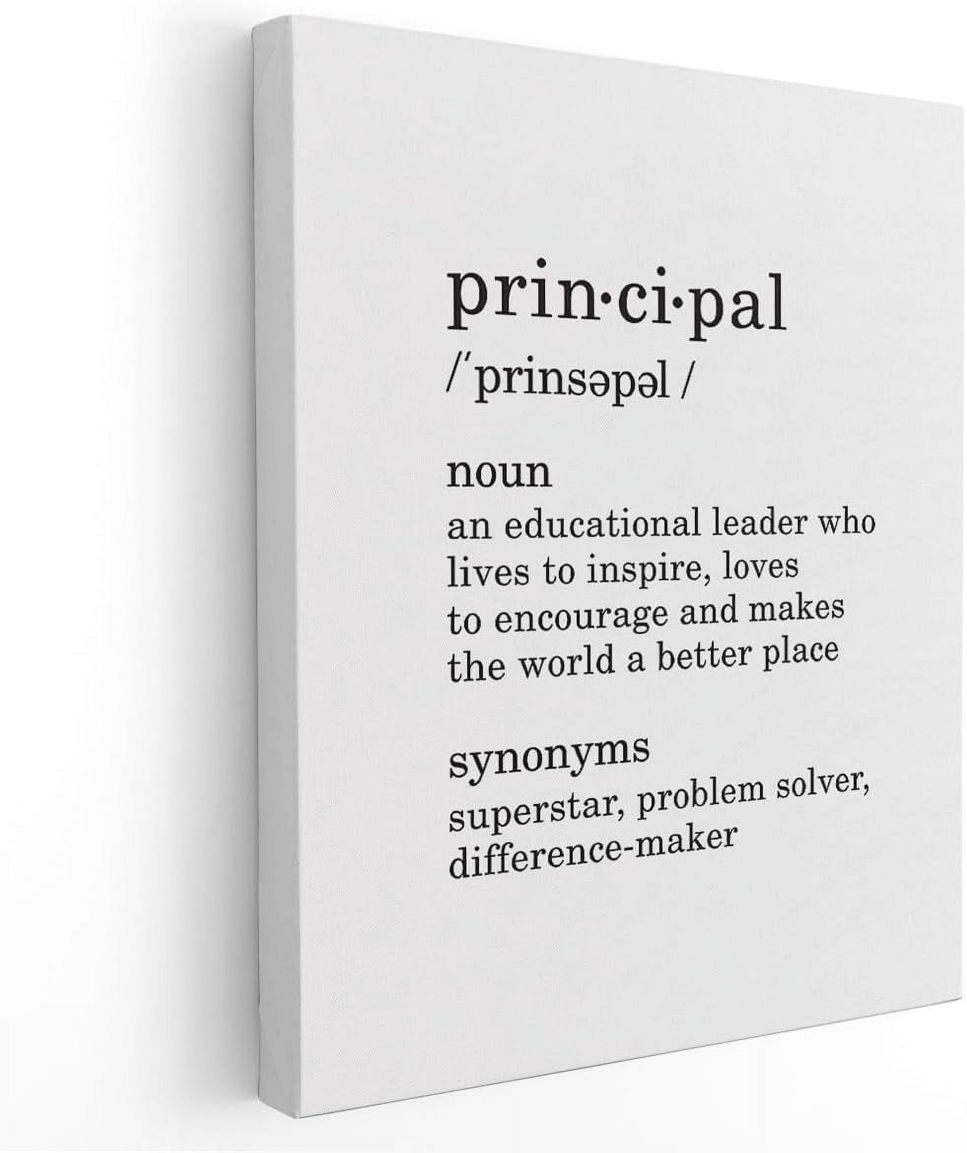 AEFER Principal Wall Art - Principal Gifts, Principal Office Decor ...
