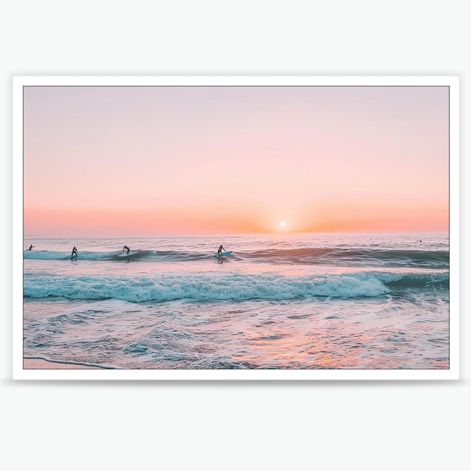 AEFER Retro Coastal Magazine Cover Posters Surf Art Coastal Cowgirl ...