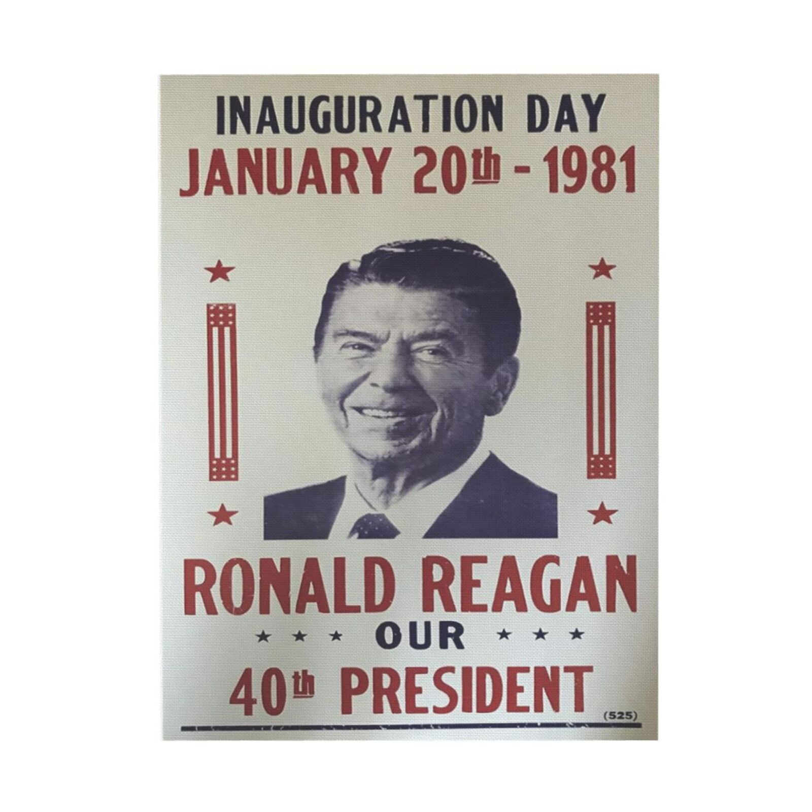 AEFER Ronald Reagan Inauguration Day Poster Unframe: 20x16inch(50x40cm ...