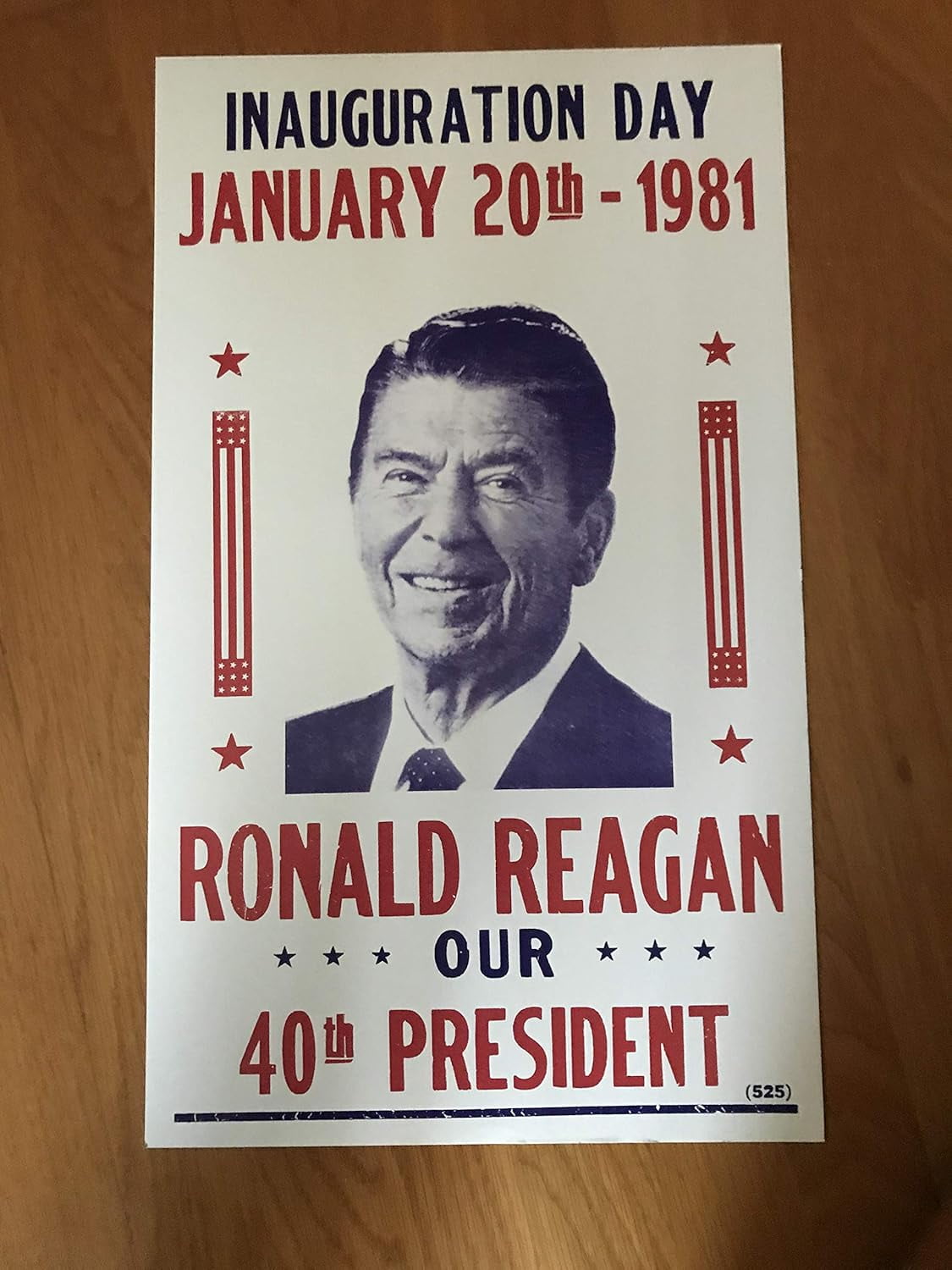 AEFER Ronald Reagan Inauguration Day Poster Unframe: 24x16inch(60x40cm ...