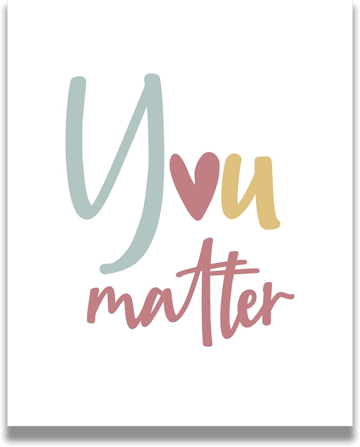 AEFER School Psychologist, Counseling Office Decor You Matter Mental ...