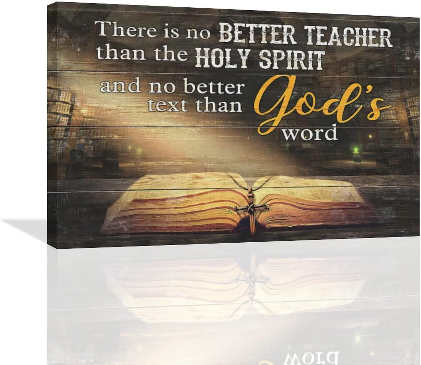 AEFER Scripture Bible Wall Art Christian Cross Bible Pictures Wall ...
