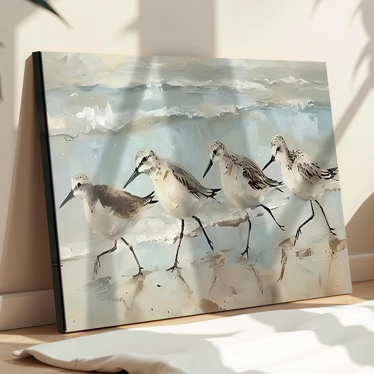 AEFER Seabirds Canvas Painting Aesthetic Poster, Animal Canvas Wall Art ...