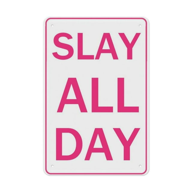 AEFER Slay All Day Sign - Slay Sign Preppy Stuff for Girls 10-12 ...
