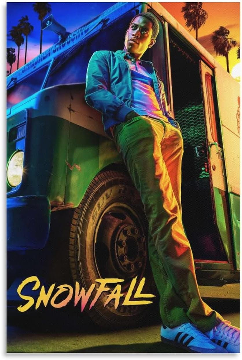 AEFER Snowfall Season 2 Poster TV Show Artworks Canvas Poster Room ...