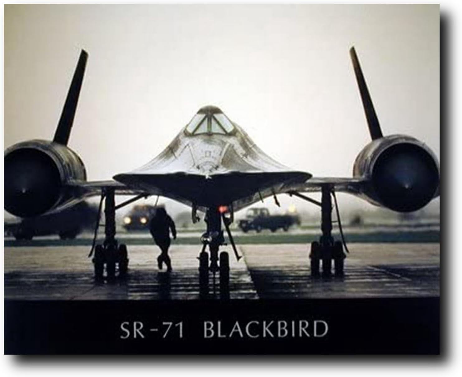 AEFER Sr71 Wall Decor Blackbird Military Spyplane Aviation Art Print ...
