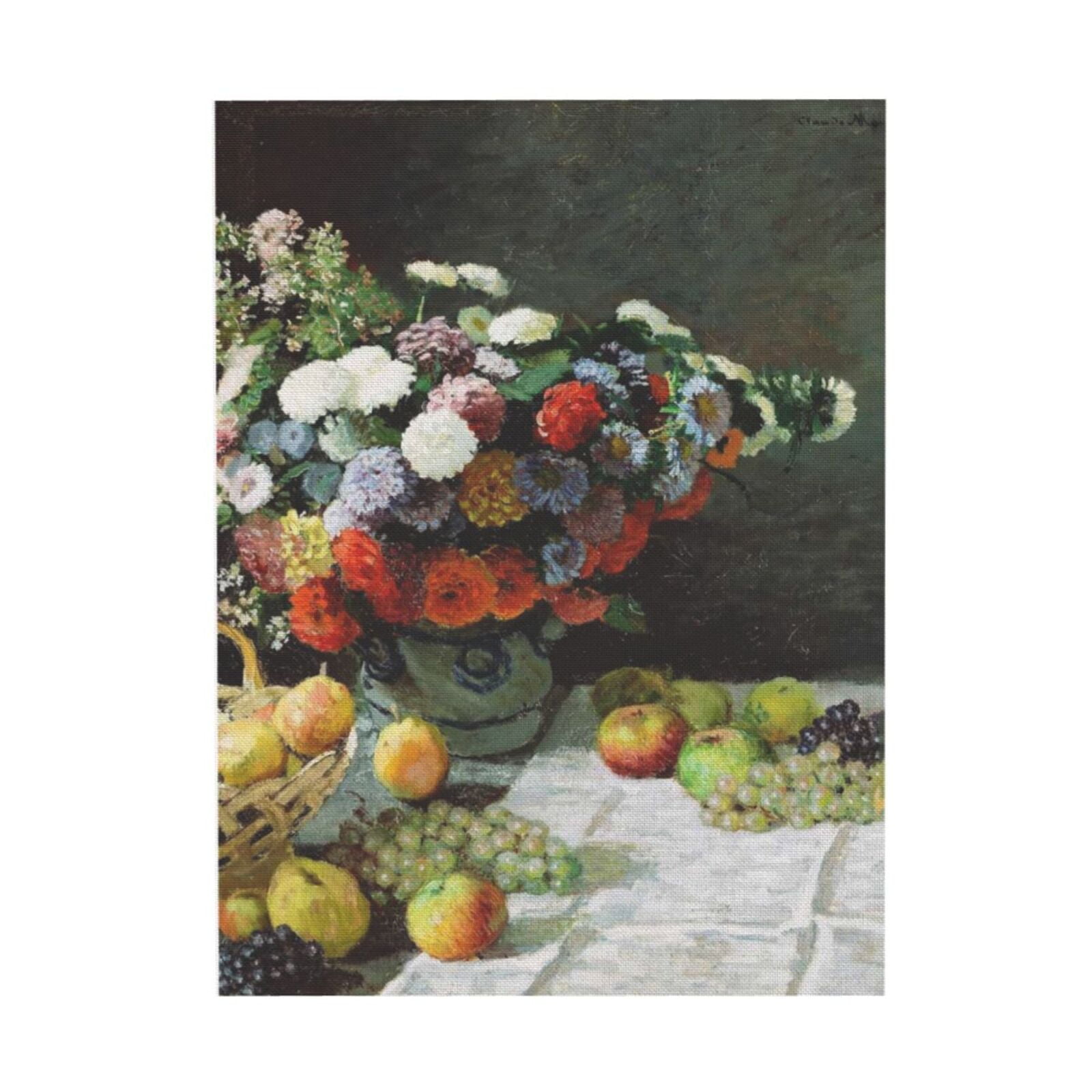 AEFER - Still Life with Flowers and Fruit by Claude Monet ...