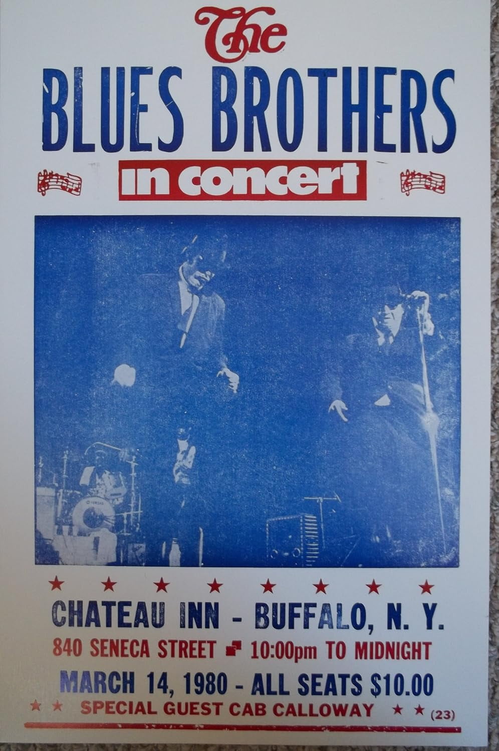 AEFER The Blues Brothers Live in Concert at Buffalo, NY Poster Unframe ...