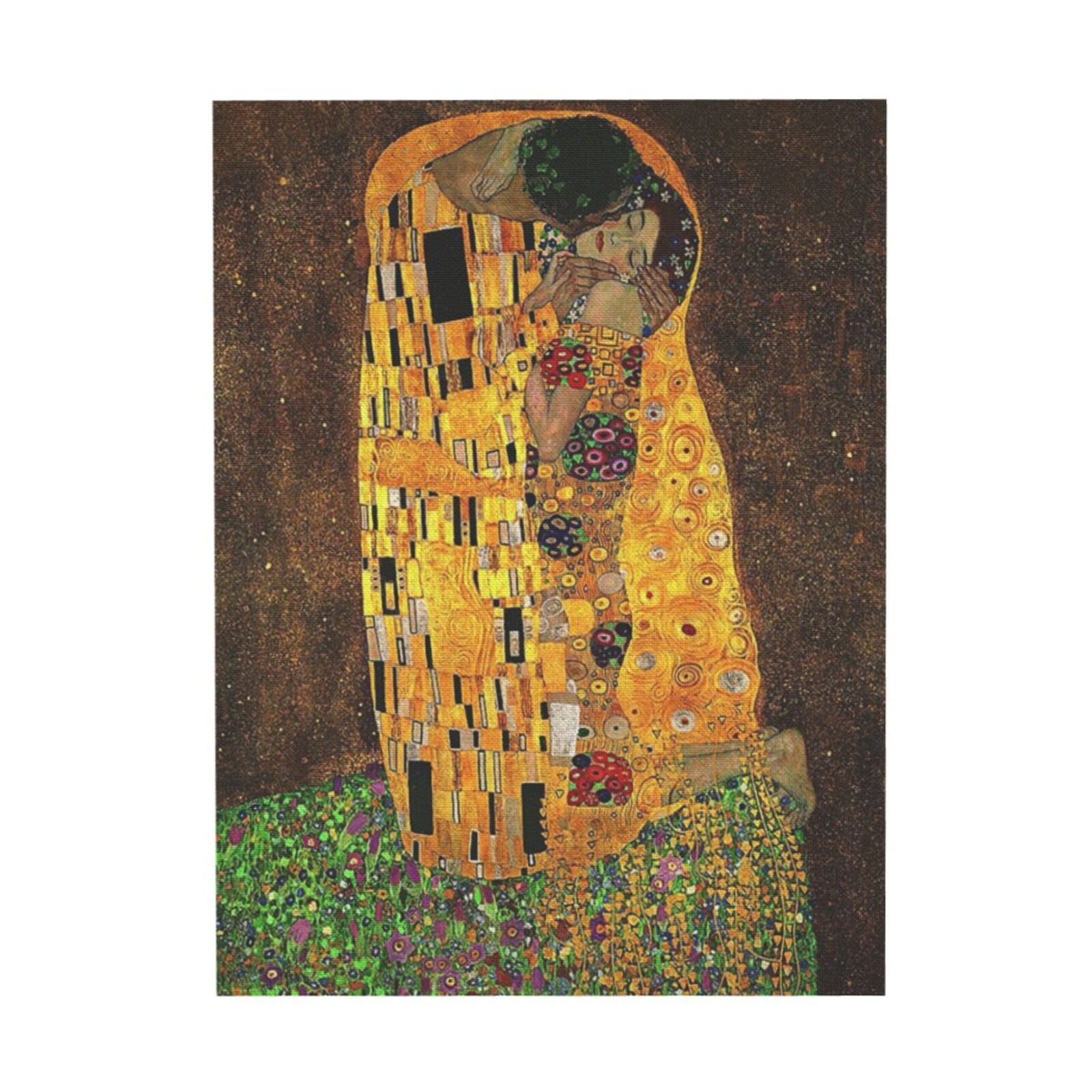 AEFER The Kiss, Gustav Klimt Art Reproduction. Giclee Canvas Prints ...