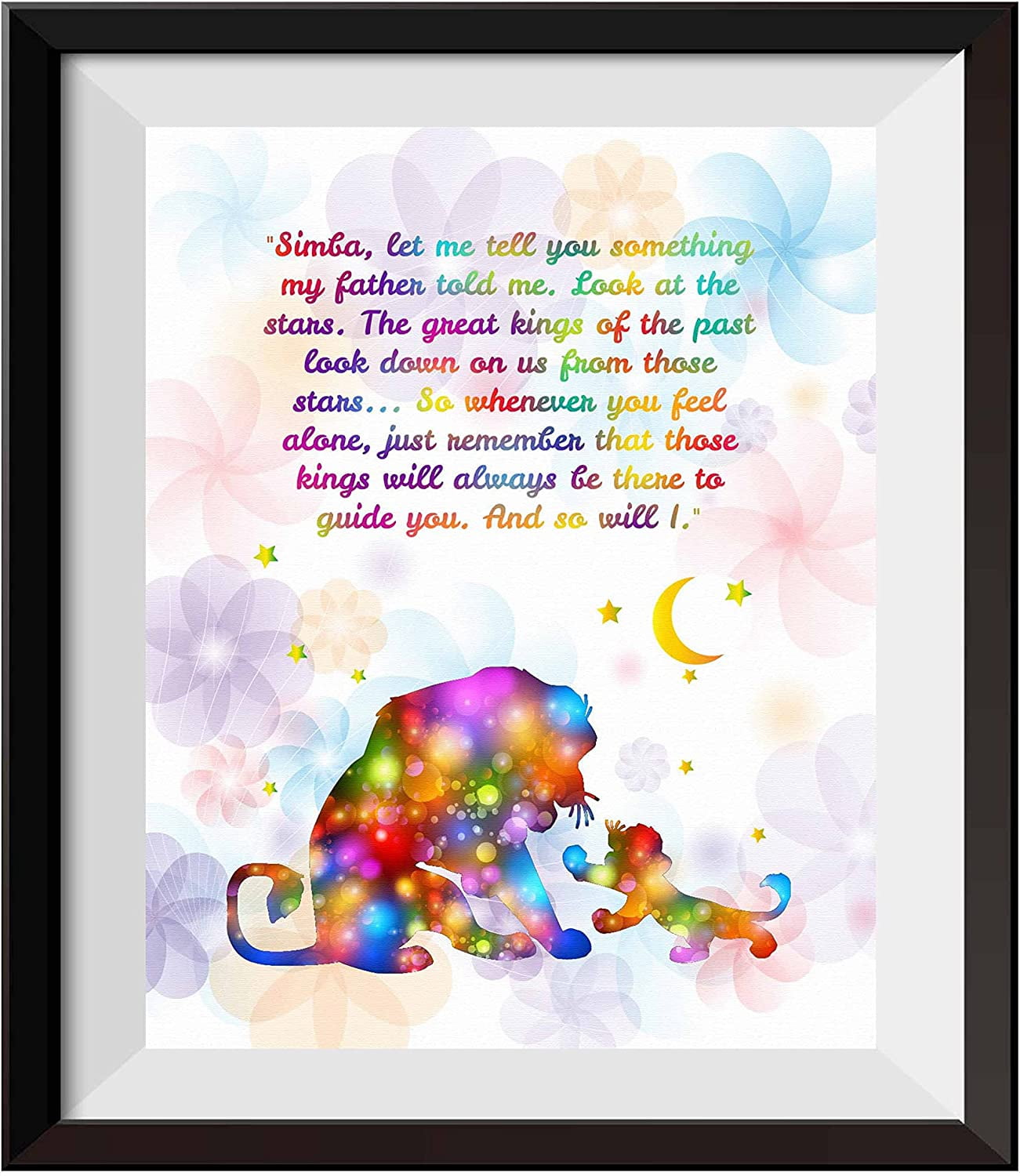 AEFER The Lion King Simba Ornaments Home Canvas Prints Wall Art ...