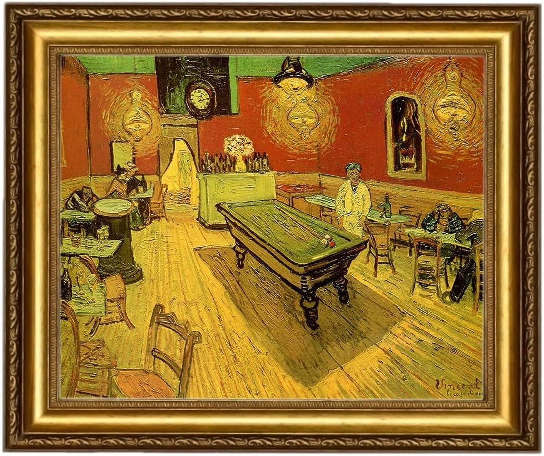 AEFER The Night Cafe With Pool Table By Vincent Van Gogh Giclee Art ...