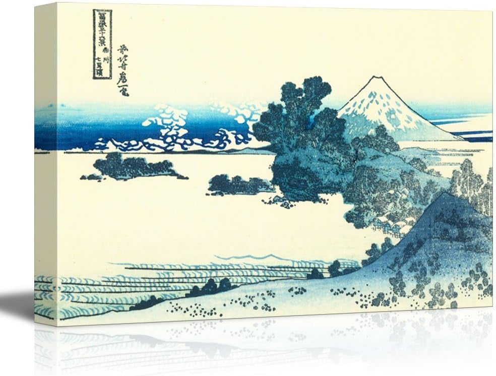 AEFER Thirty-six Views of Mt. Fuji: Shichiri Beach in Sagami Province by Katsushika Hokusai ...