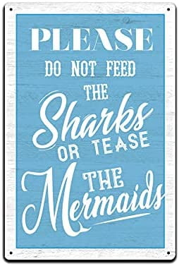 AEFER Tin Signs Swimming Pool Decor - Funny Swimming Pool Signs \u2013 ...