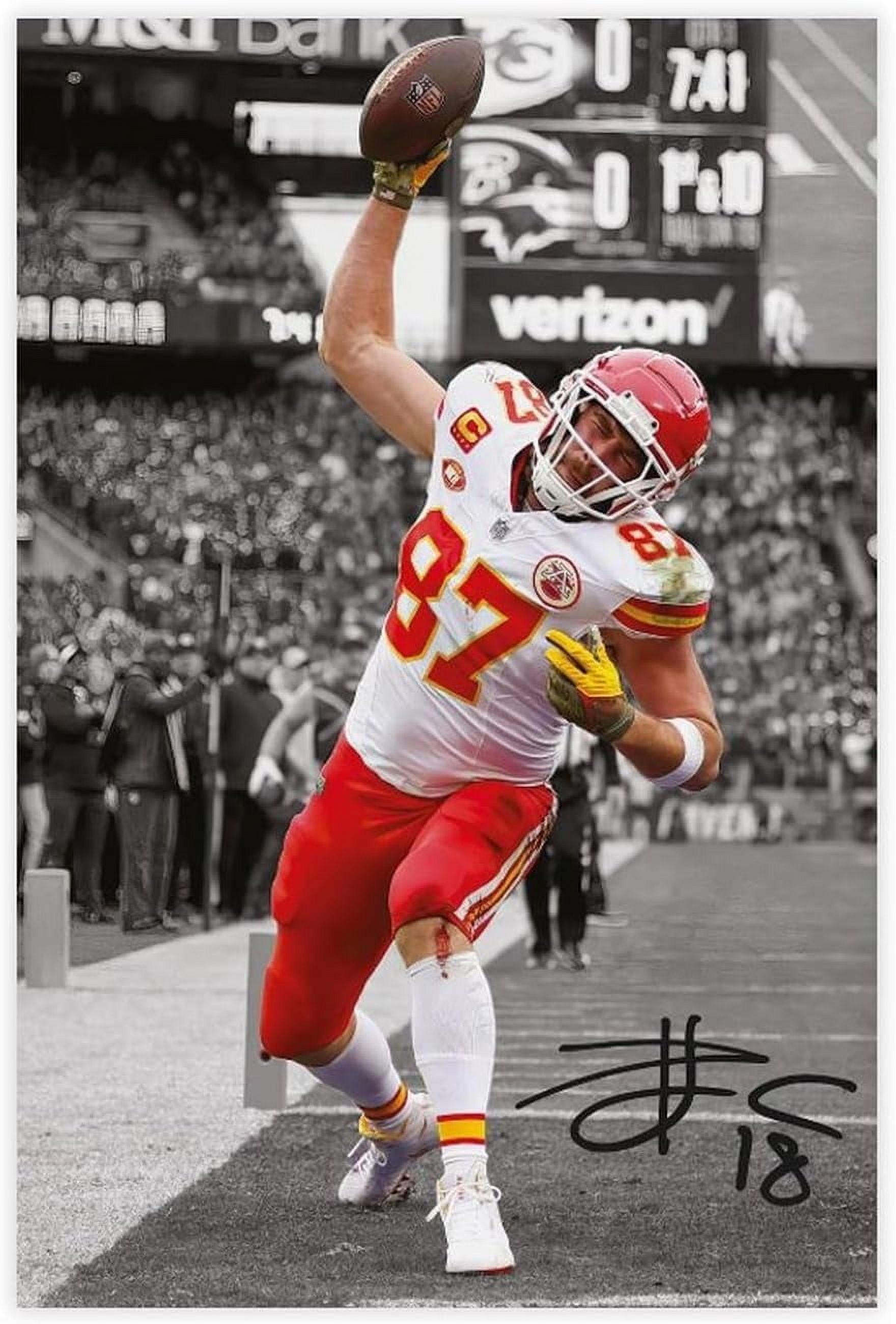 AEFER Travis Kelce Canvas Poster Wall Art Decor Print Picture Paintings ...