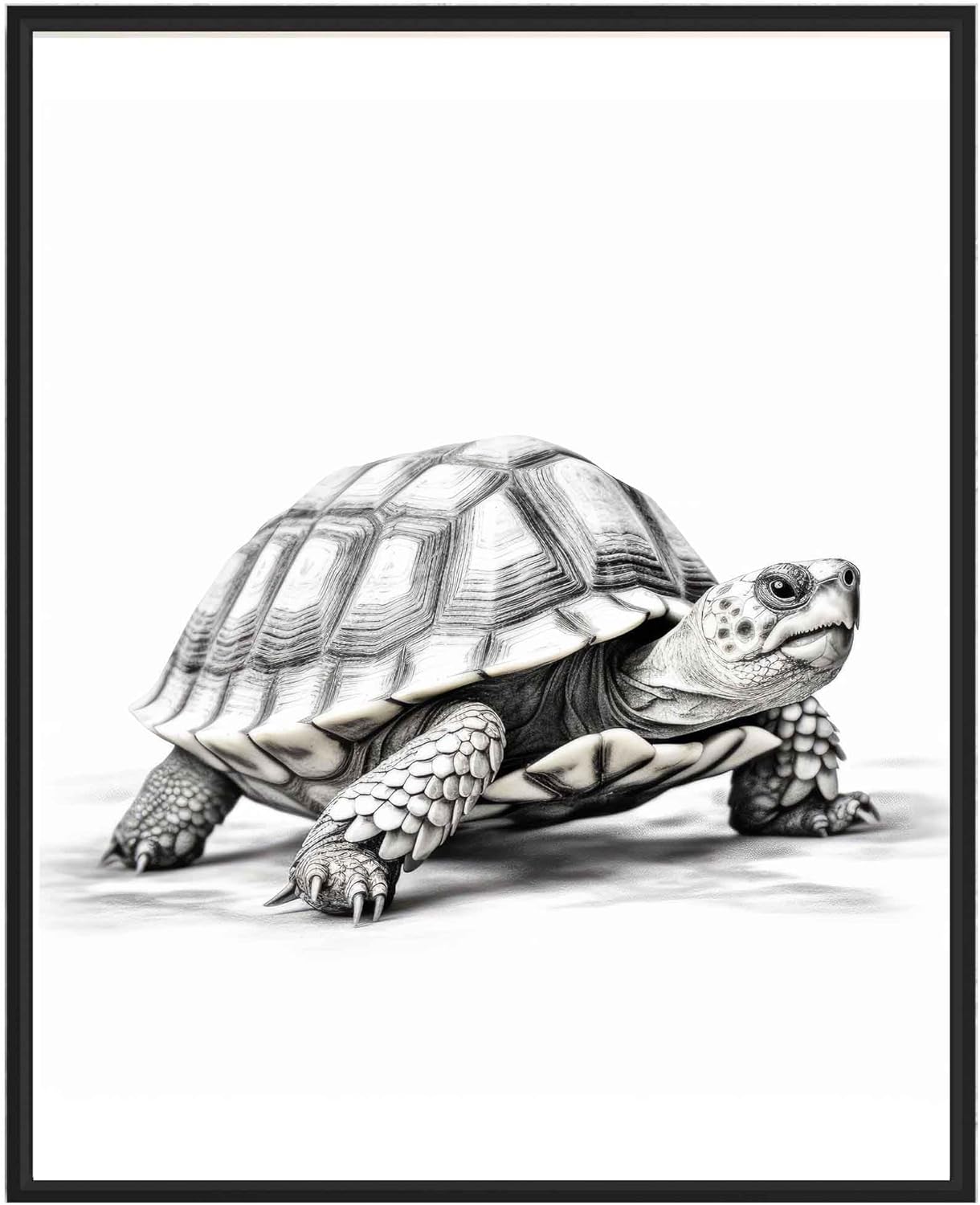 AEFER Turtle Art Prints Posters, Black and White Photography Wall Art ...