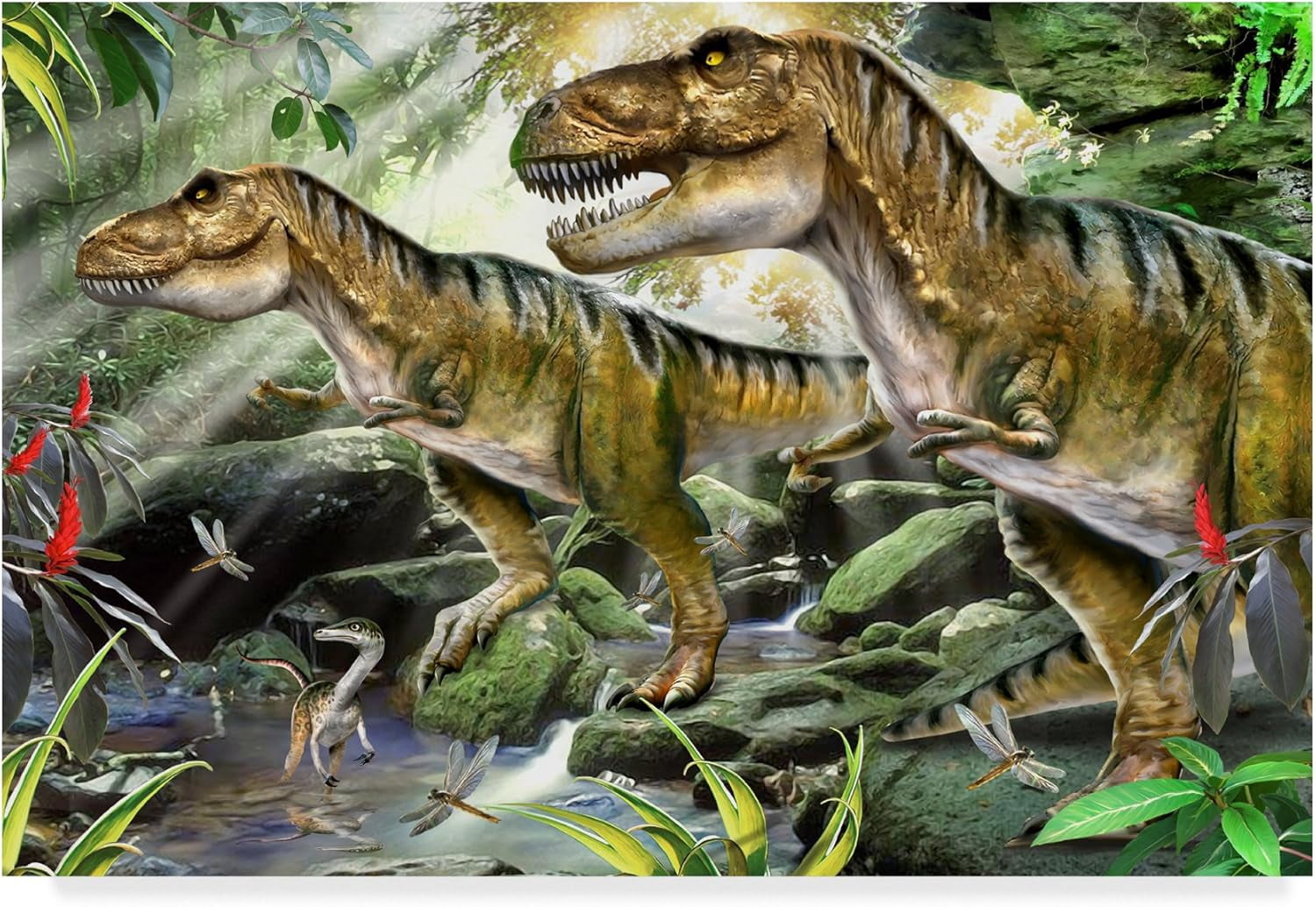 AEFER Tyrannosaurus by Howard Robinson Unframe: 20x16inch(50x40cm ...