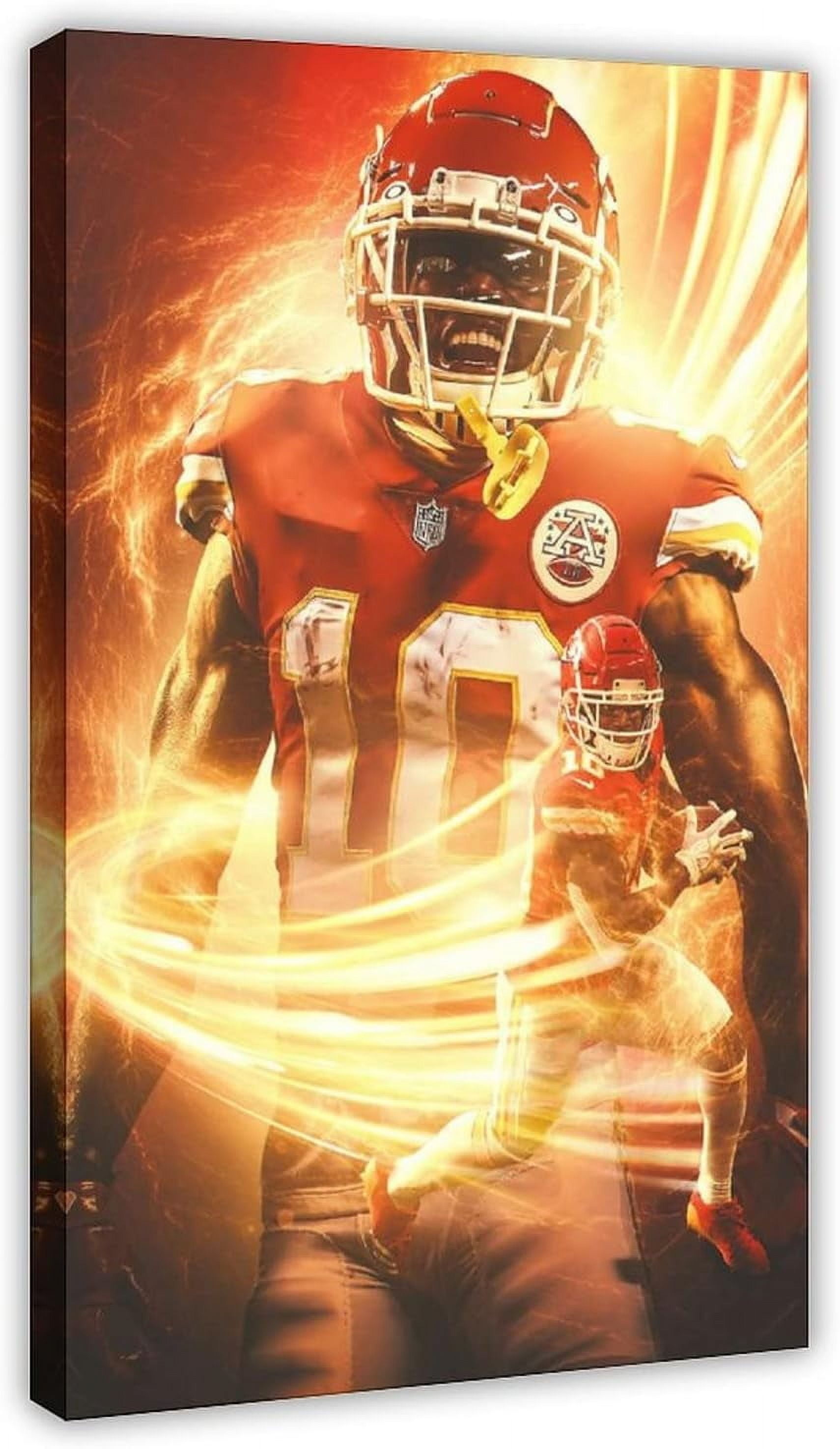 AEFER Tyreek Hill Sports Posters Art Canvas Poster Bedroom Decor Sports ...