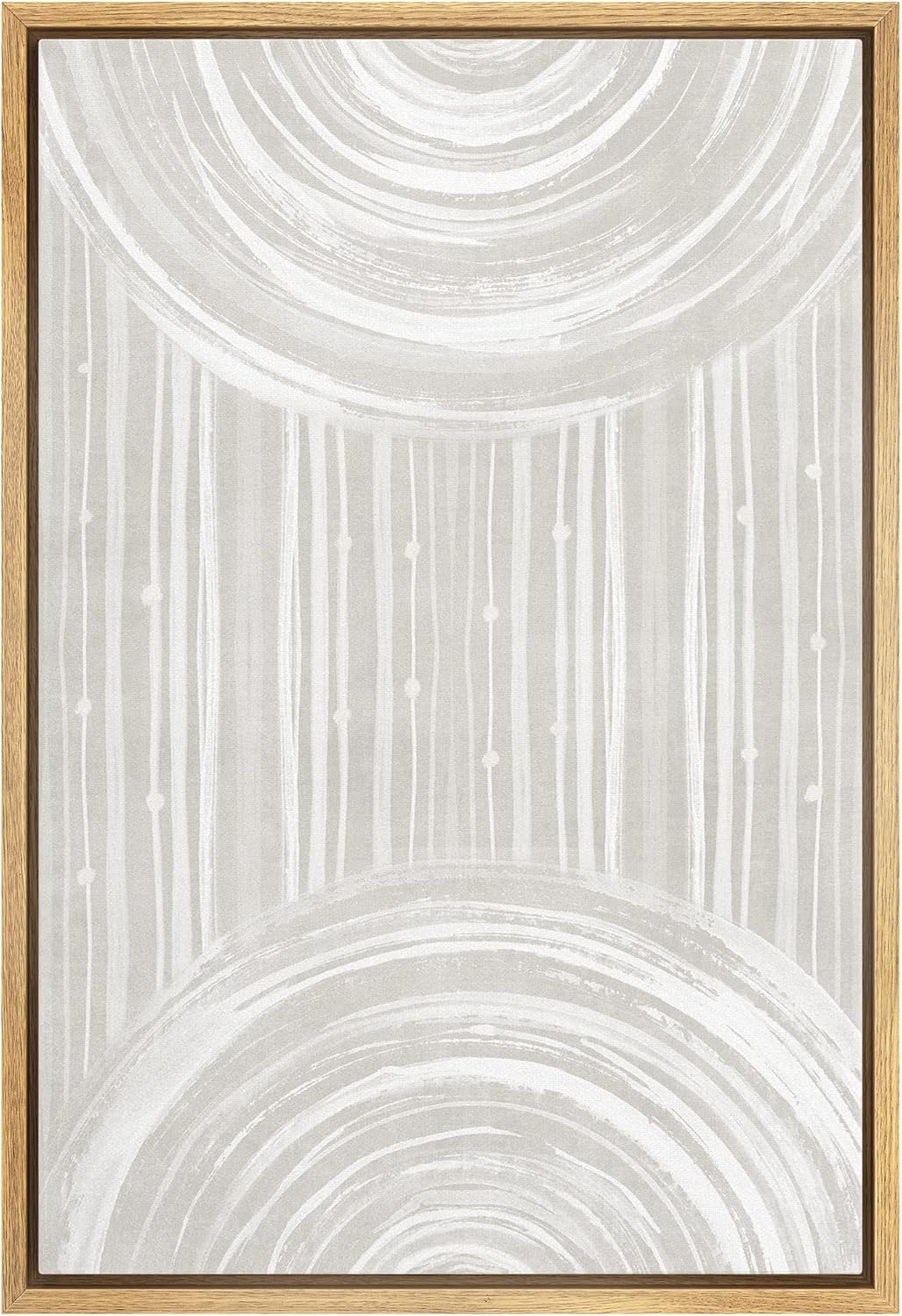 AEFER Unframe Canvas Print Wall Art Geometric Pastel Ring Landscape ...