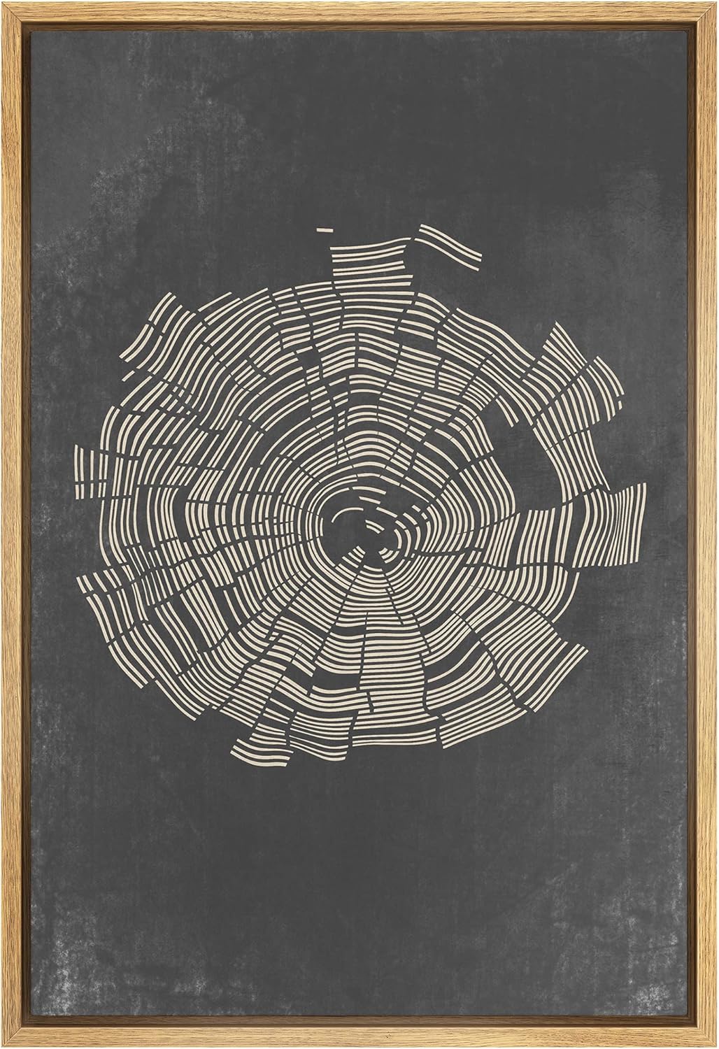 AEFER Unframe Canvas Print Wall Art Grunge Farmhouse Wood Forest Tree ...