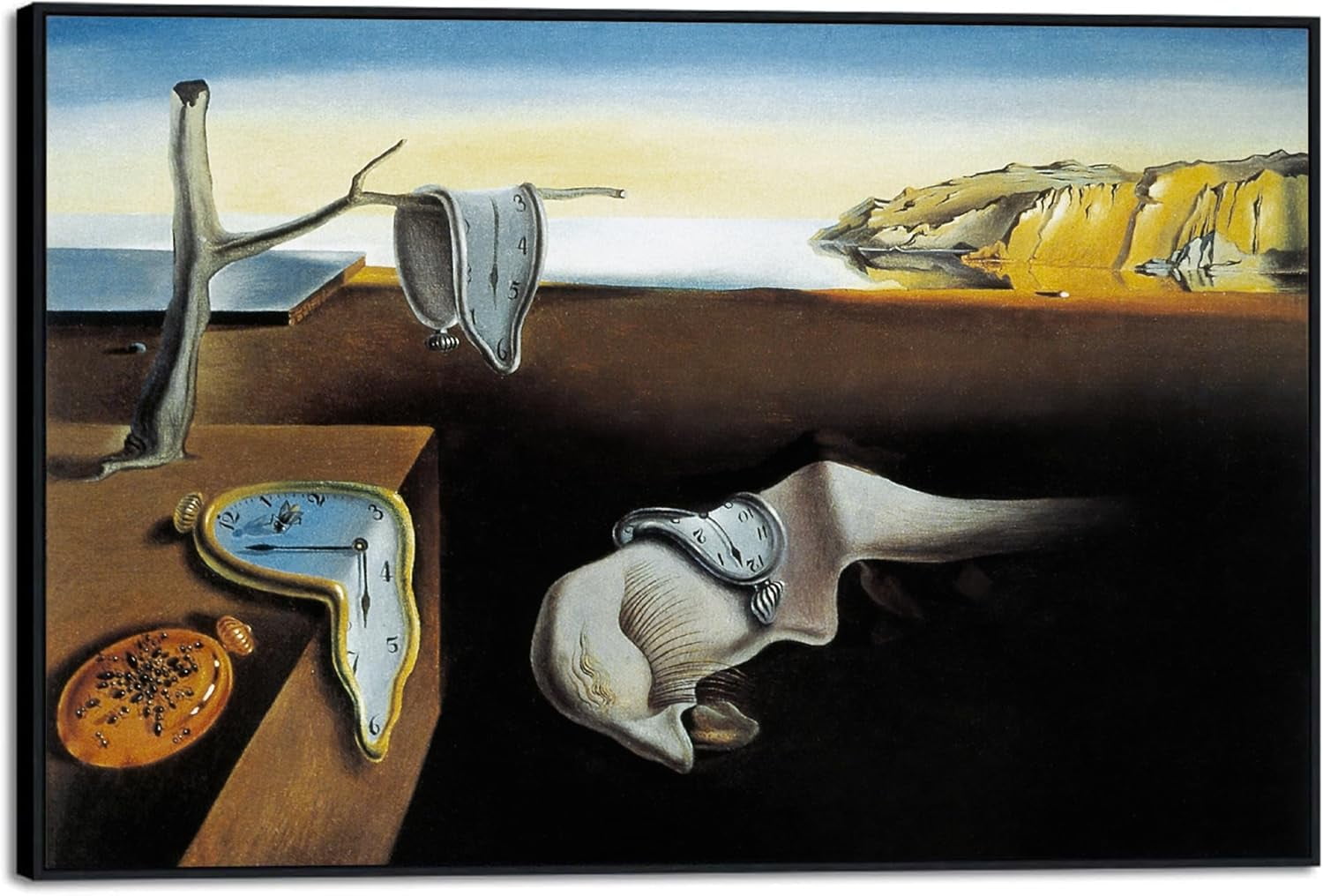 AEFER Unframed Canvas Giclee Print-The Persistence of Memory, 1931 by ...