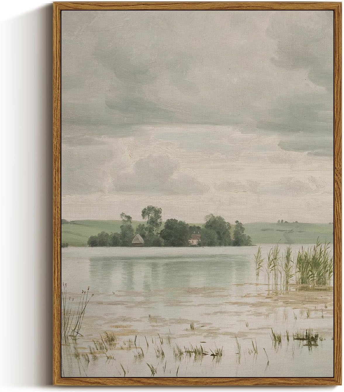 AEFER Unframed Canvas Prints Art Vintage Decor, Countryside Wall Art ...