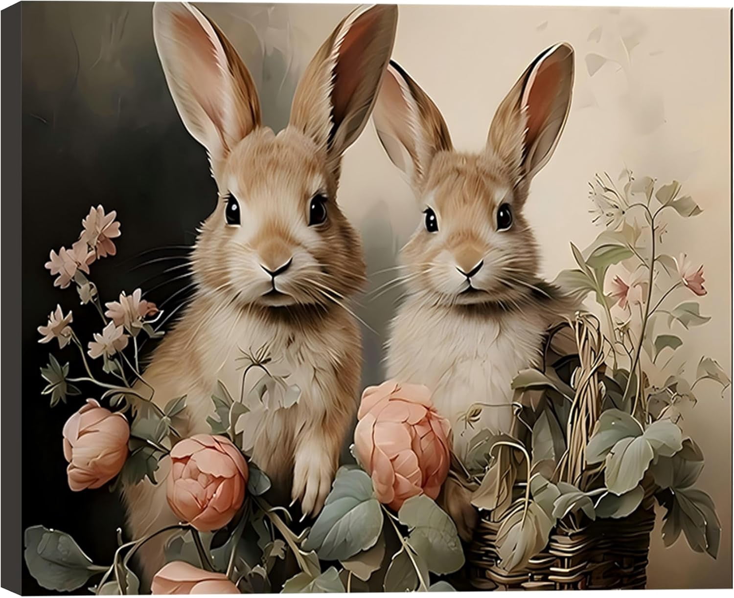 AEFER Unframed Easter Wall Art for Living Room Decorations, Vintage ...