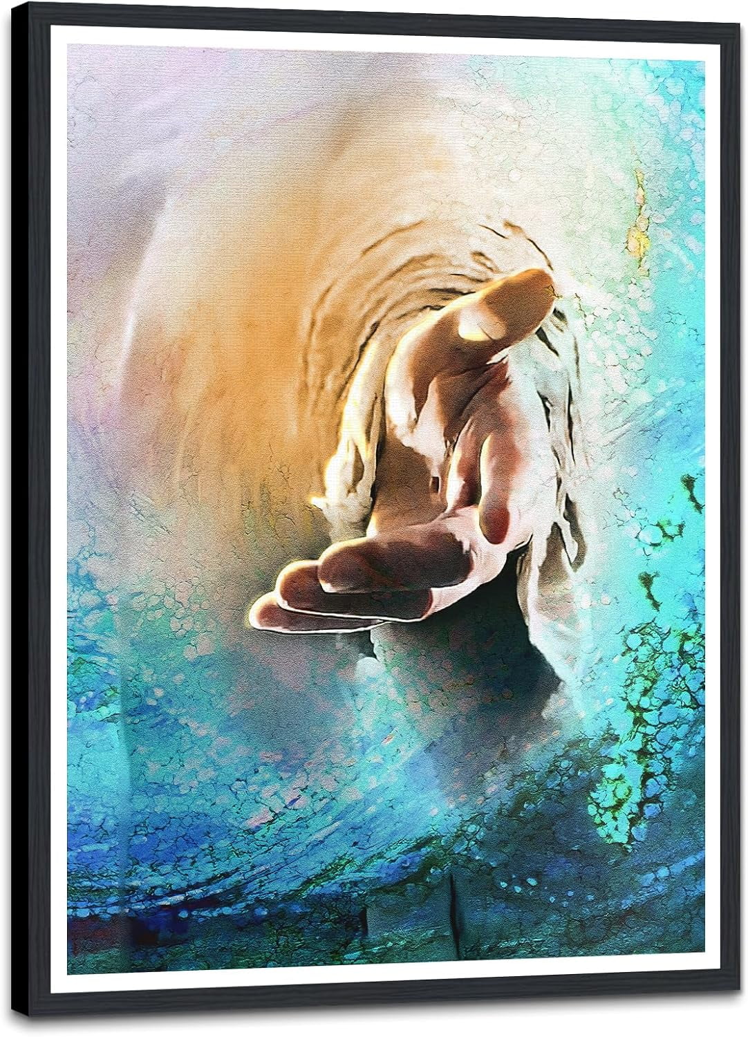 AEFER Unframed Jesus Religion Wall Art Christ Jesus Posters Bible Art ...