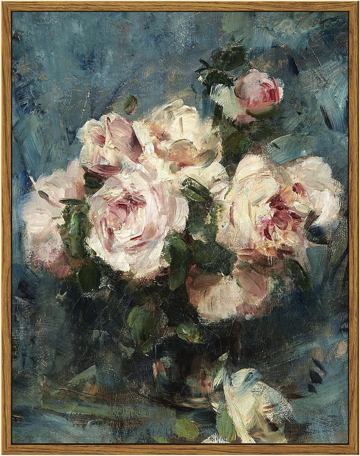 AEFER Unframed Wall Art for Living Room Flower Wall Art Home Decor ...